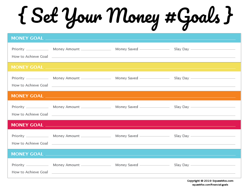 Money Goals: How To Set Financial Goals That Slay - Cash and Kerry